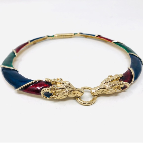 Donald Stannard | Jewelry | Rare Donald Stannard Enamel Rams Head ...